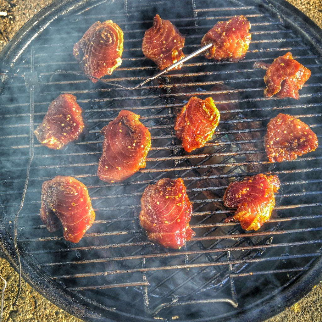 Live Smoking #Bluefin #Tuna On The Weber Smokey Mountain – Northeast BBQ
