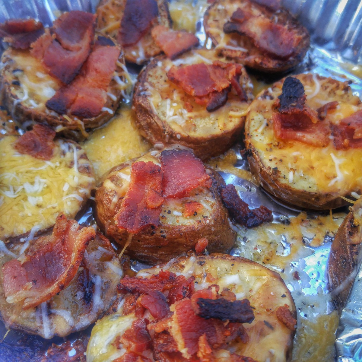 Recipe- Potato Discs with Cheese and Bacon On The @WeberGrills ...