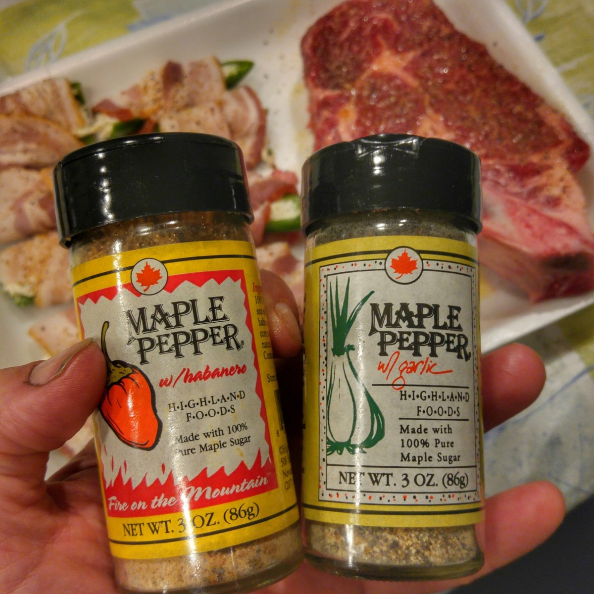 Highland Foods Maple Pepper With Garlic and Maple Pepper With Habanero ...