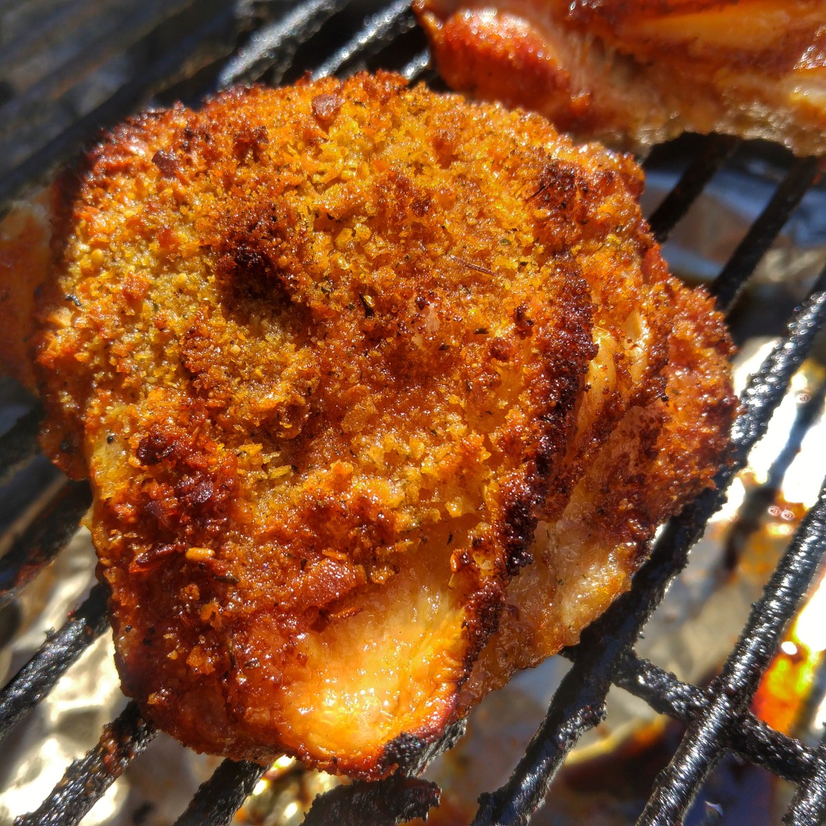 Crispy “Fried” Chicken With The Virgilio’s Italian Bread Crumbs ...