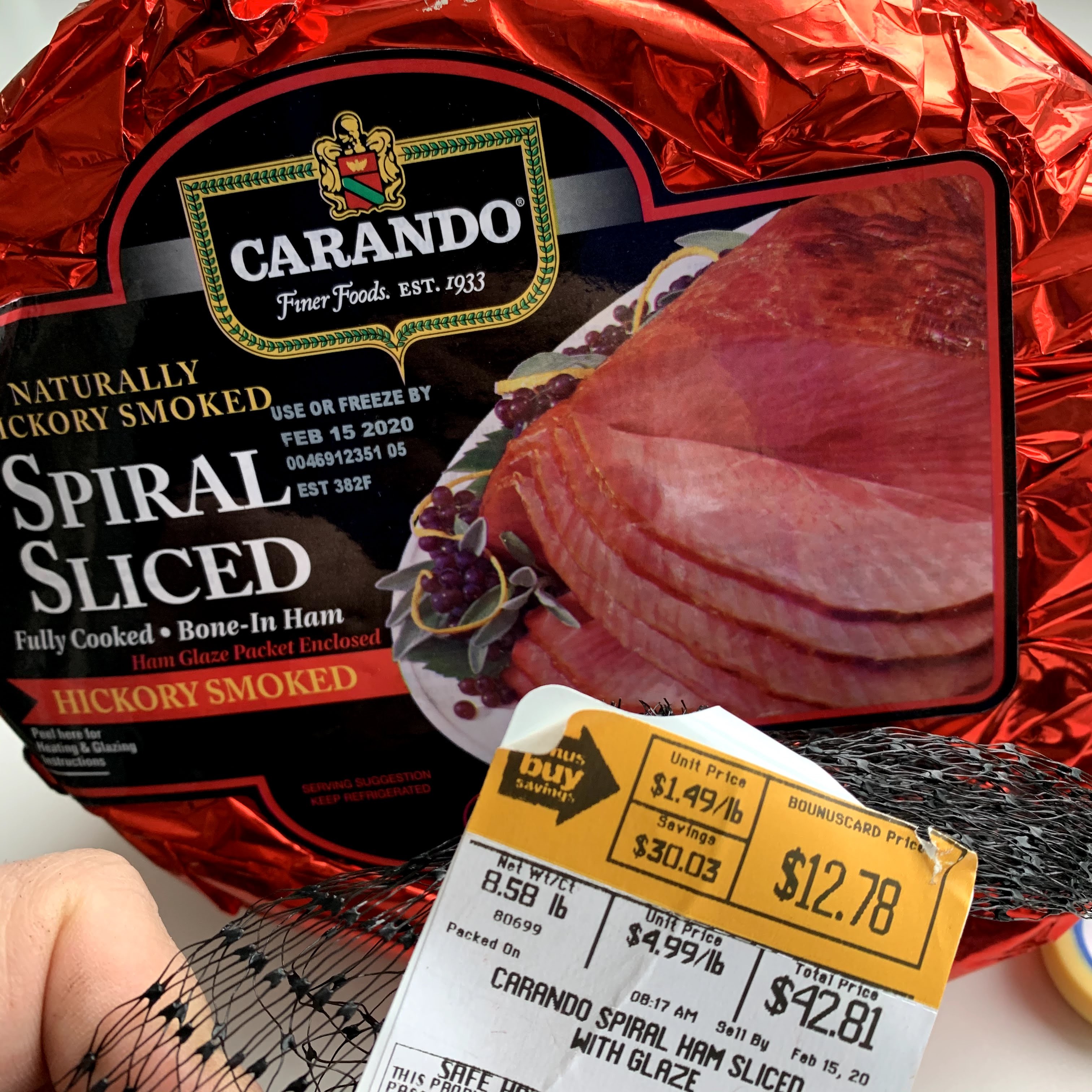 Football Saturday: Carando Spiral Ham – Northeast BBQ